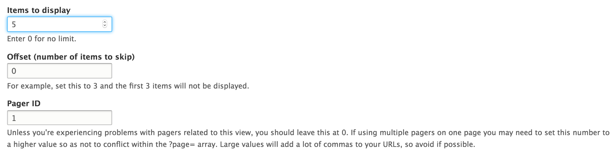 pager disappears when putting multiple views on a page that have the same contextual filter ...